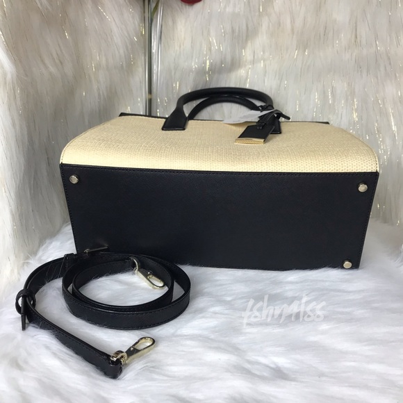 kate spade | Bags | Sale Kate Spade Cameron Straw Candace Satchel ...